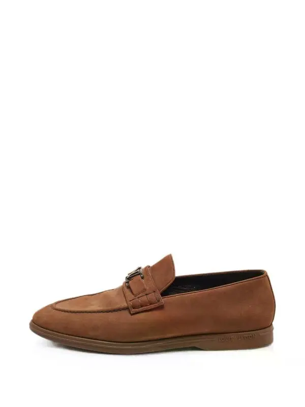 LOUIS VUITTON Estate Suede Loafers
