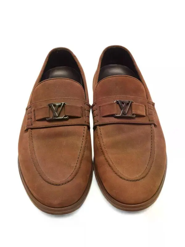 LOUIS VUITTON Estate Suede Loafers
