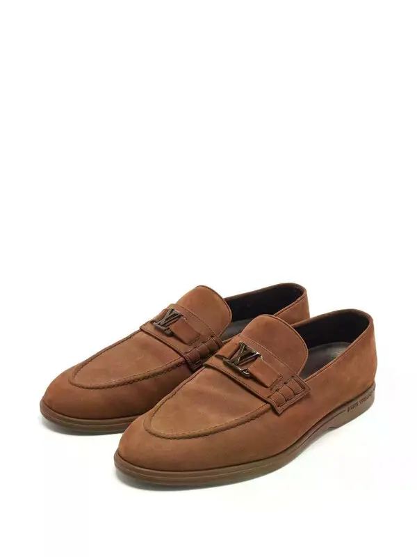 LOUIS VUITTON Suede Loafers