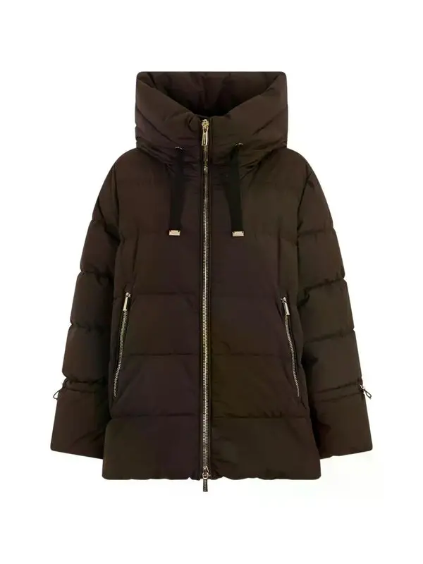 MOORER Gadia-stp Quilted Hooded Jacket