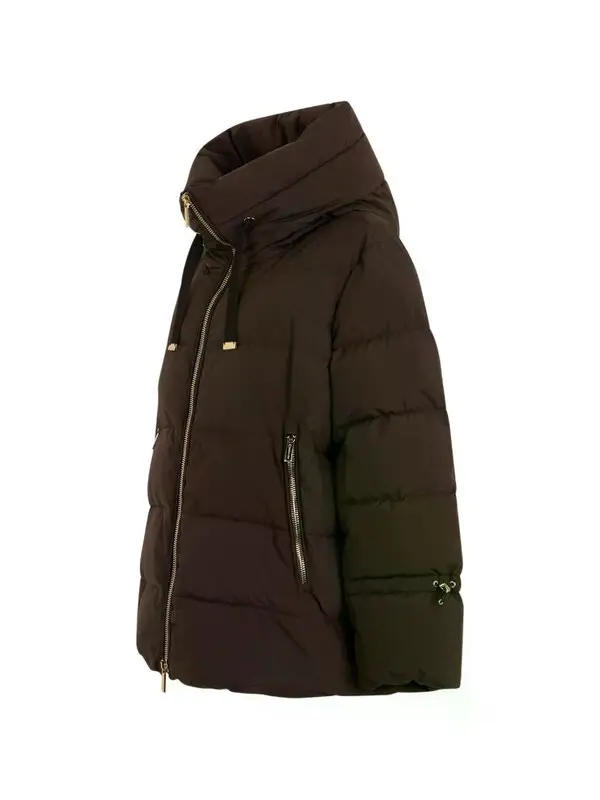 MOORER Gadia-stp Quilted Hooded Jacket