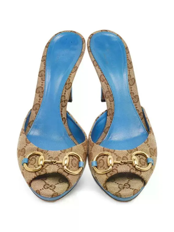 Gucci New Hollywood Horsebit Heeled Sandals