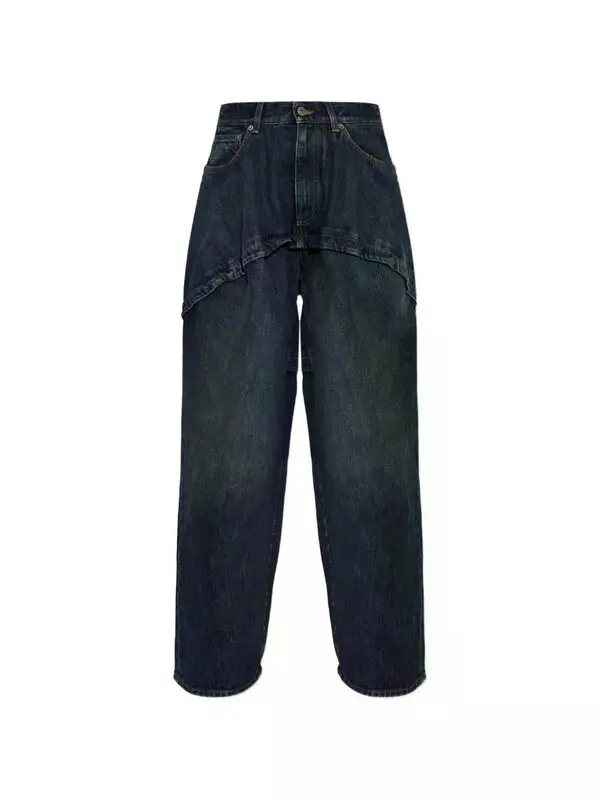 Loewe Wide-leg Paneled Jeans