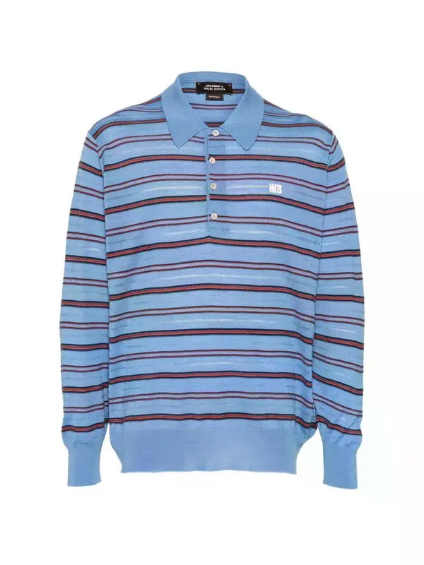 WALES BONNER Beam Polo Shirt