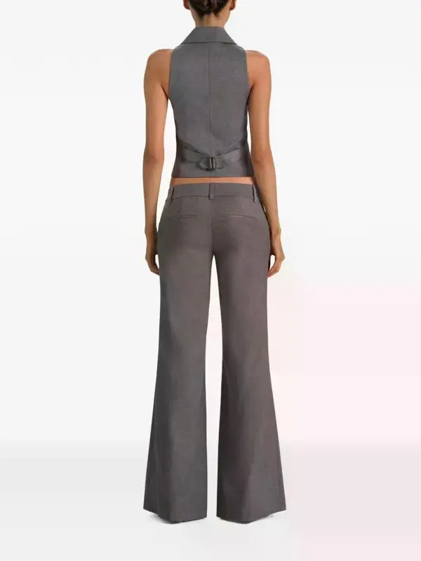 Alice + Olivia Erica Notched-lapels Top