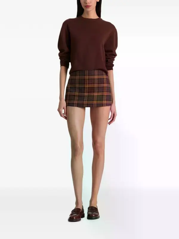 Alice + Olivia Checked Skort
