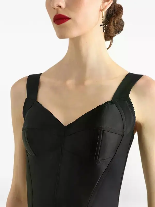 Dolce & Gabbana Stretch Paneled Bustier Top