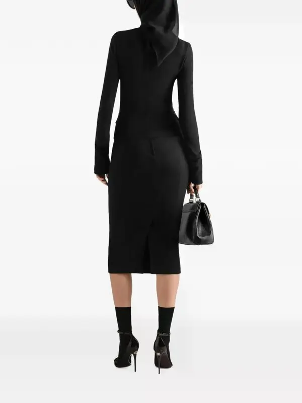 Dolce & Gabbana Stretch Wool Skirt