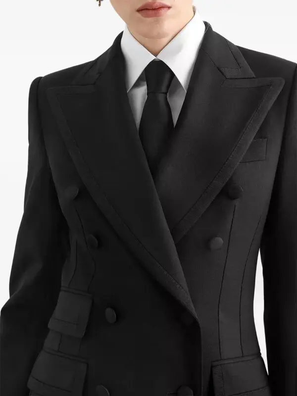 Dolce & Gabbana Turlington Double-breasted Jacket In Bi-stretch Twill