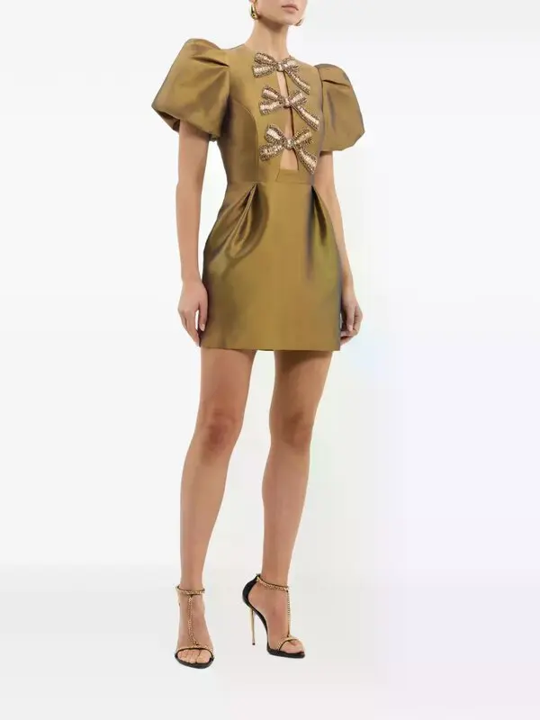 Rebecca Vallance Venus Mini Dress - Gold