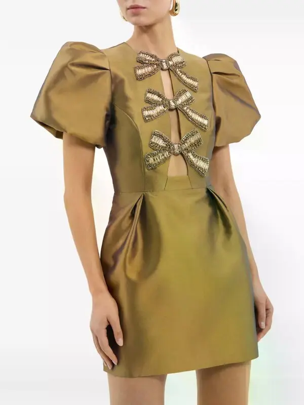 Rebecca Vallance Venus Mini Dress - Gold