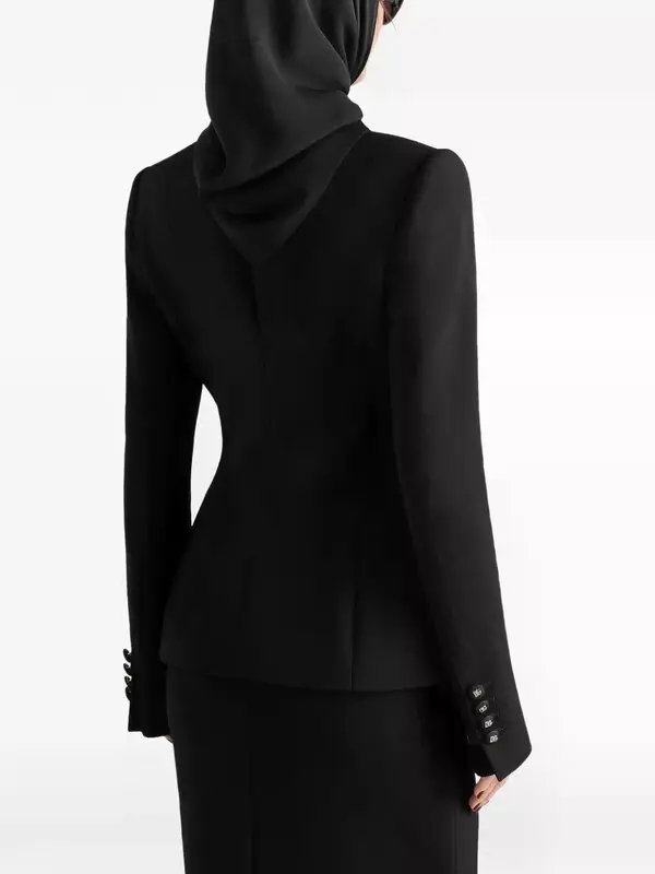 Dolce & Gabbana Double-breasted Jacket In Double Wool Crêpe