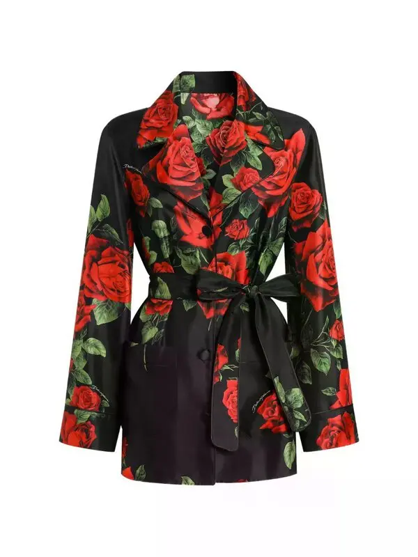 Dolce & Gabbana Rose-print Vanity Shirt