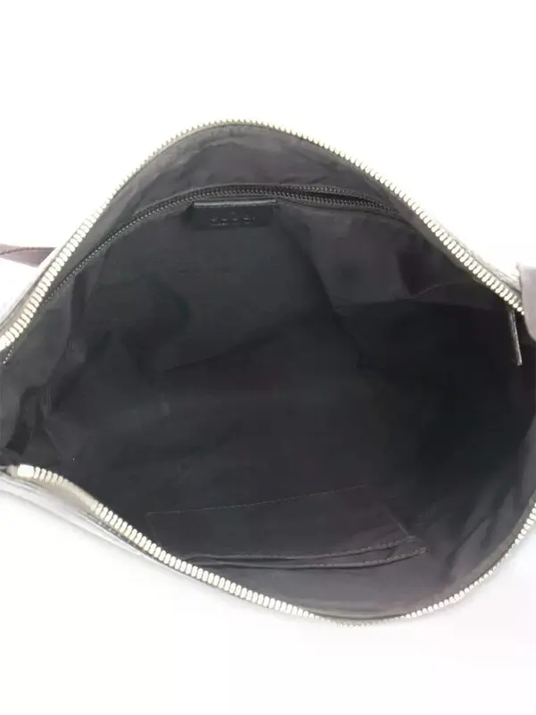 Gucci Web Messenger Bag Gg Coated Canvas Medium Crossbody Bag