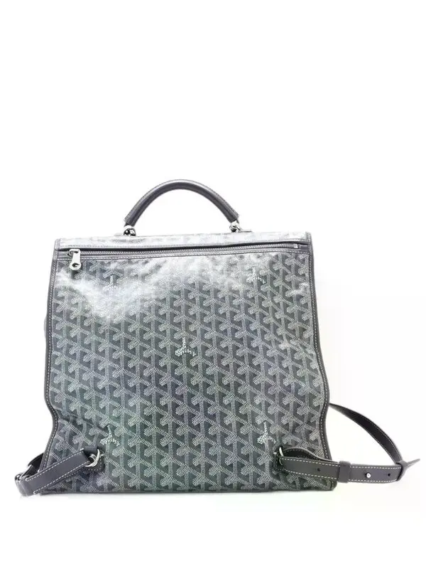 Goyard Saint Leger Briefcase Coated Canvas Backpack - Grey