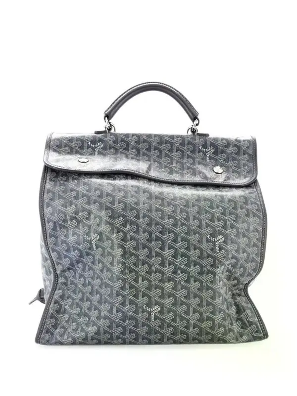 Goyard Saint Leger Briefcase Coated Canvas Backpack - Grey