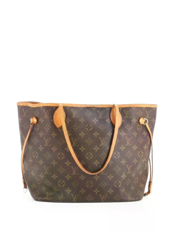 LOUIS VUITTON Neverfull Monogram Canvas Mm Tote Bag - Brown