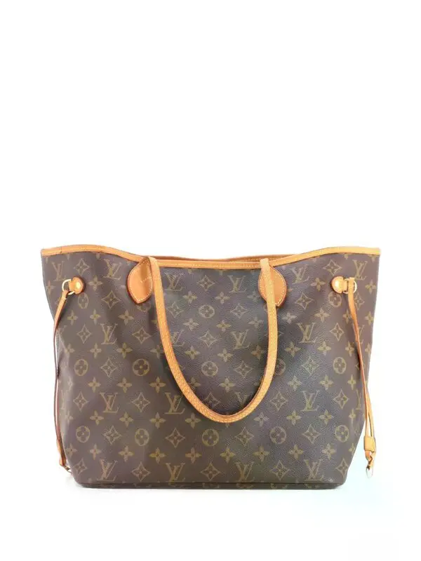 LOUIS VUITTON Neverfull Monogram Canvas Mm Tote Bag - Brown