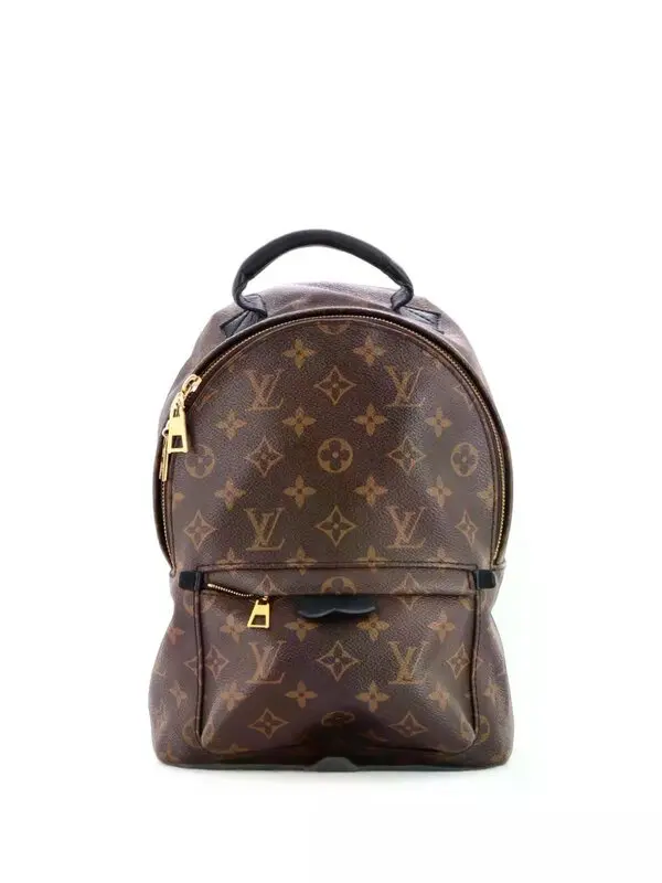 LOUIS VUITTON Palm Springs Monogram Canvas Pm Backpack - Brown