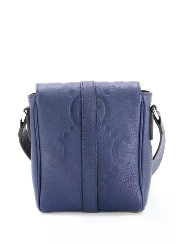 Gucci Messenger Bag Jumbo Gg Embossed Leather Small Crossbody Bag