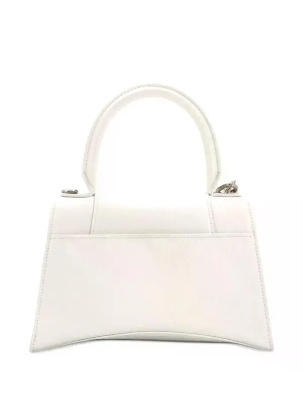 Balenciaga Hourglass Top Handle Bag - White