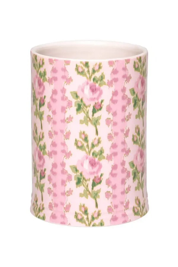 LoveShackFancy Junette Porcelain Tumbler - Pink Macaroon