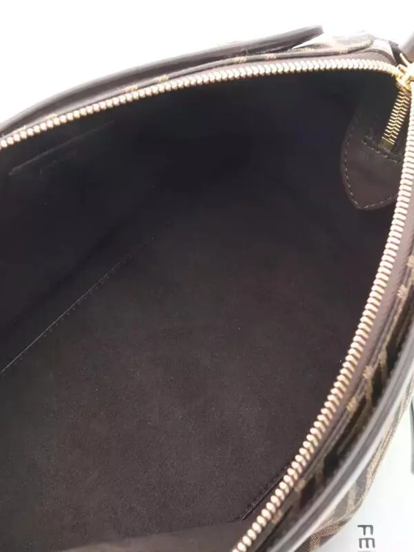 Fendi Zucca Canvas Satchel - Brown