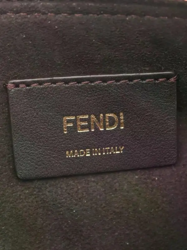 Fendi Zucca Canvas Satchel - Brown