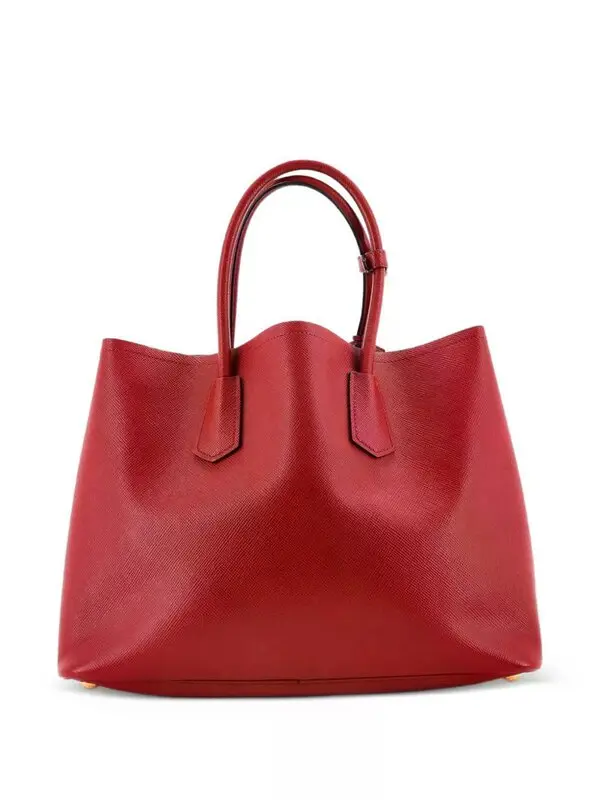 Prada Saffiano Leather Tote Bag - Red