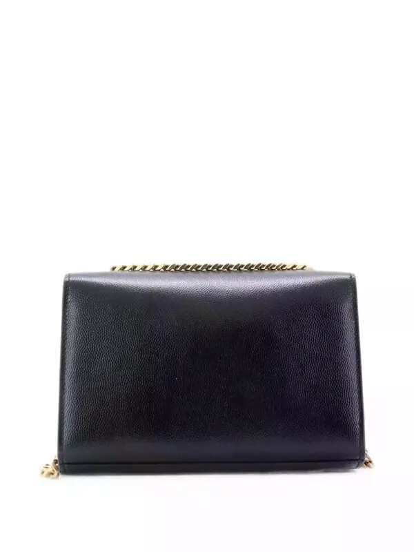 Saint Laurent Monogram Grainy Leather Small Crossbody Bag