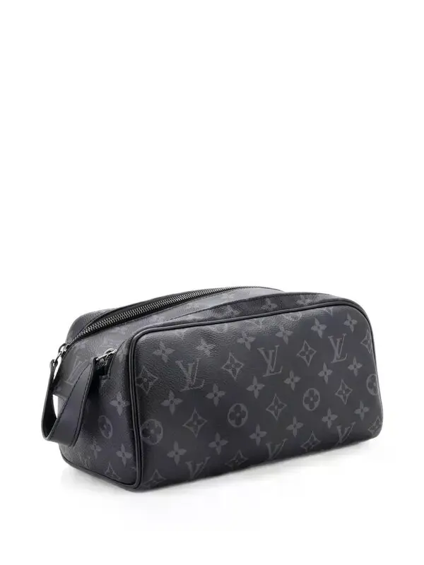 LOUIS VUITTON Dopp Kit Toiletry Monogram Eclipse Canvas Pouch
