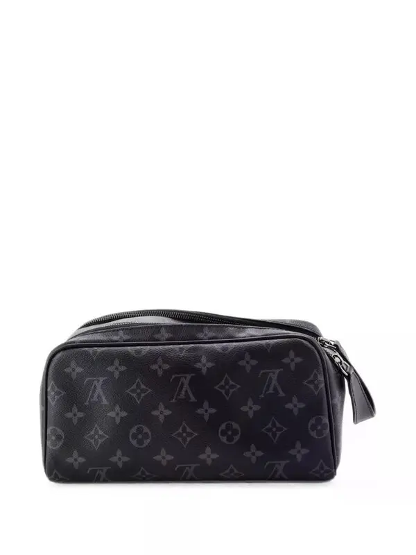 LOUIS VUITTON Dopp Kit Toiletry Monogram Eclipse Canvas Pouch