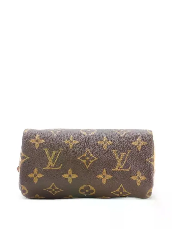 LOUIS VUITTON Speedy Mini Hl Handbag Monogram Canvas Satchel