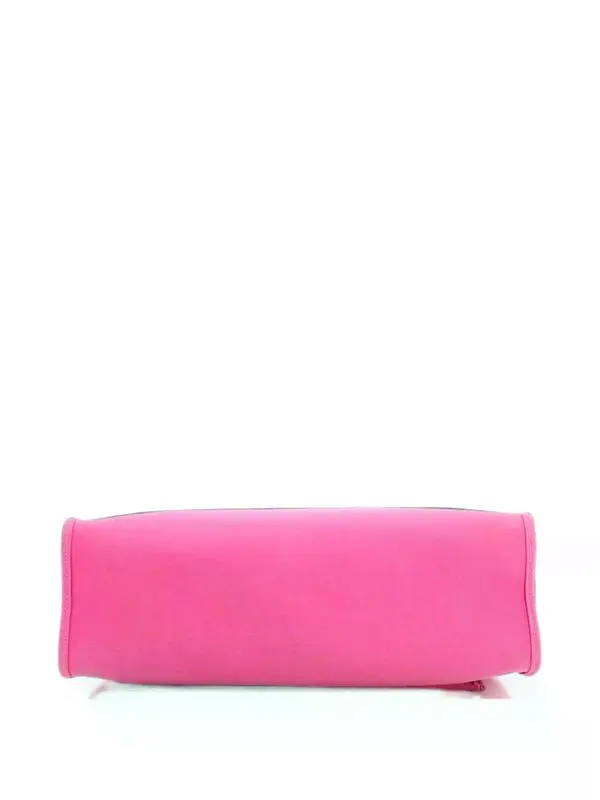 Hermès Herbag Zip Leather And Toile 31 Shoulder Bag
