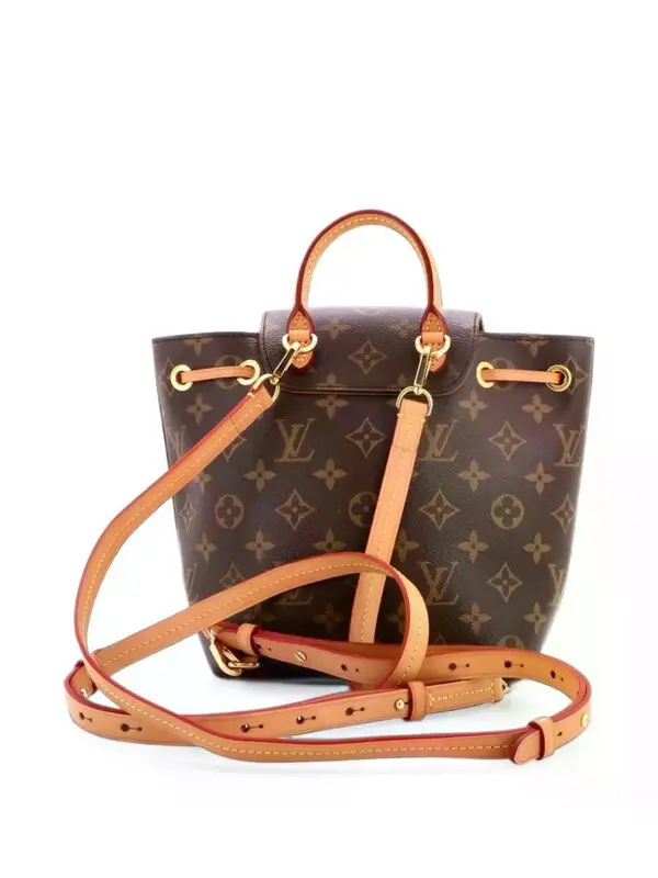 LOUIS VUITTON Montsouris Nm Monogram Canvas Bb Backpack - Brown