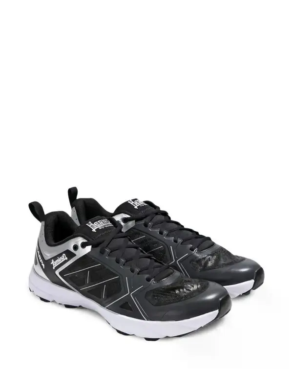 Herno Panelled Sneakers - Black