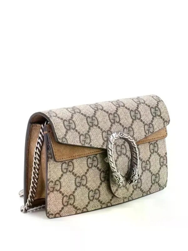 Gucci Dionysus Bag Gg Coated Canvas Super Mini Crossbody Bag
