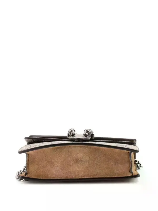 Gucci Dionysus Bag Gg Coated Canvas Super Mini Crossbody Bag