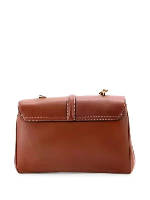 Celine Soft 16 Bag Smooth Calfskin Shoulder Bag - Brown
