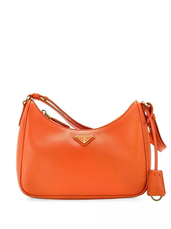 Prada Re-edition Hobo Saffiano Leather Mini Shoulder Bag