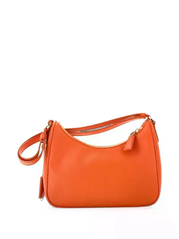 Prada Re-edition Hobo Saffiano Leather Mini Shoulder Bag