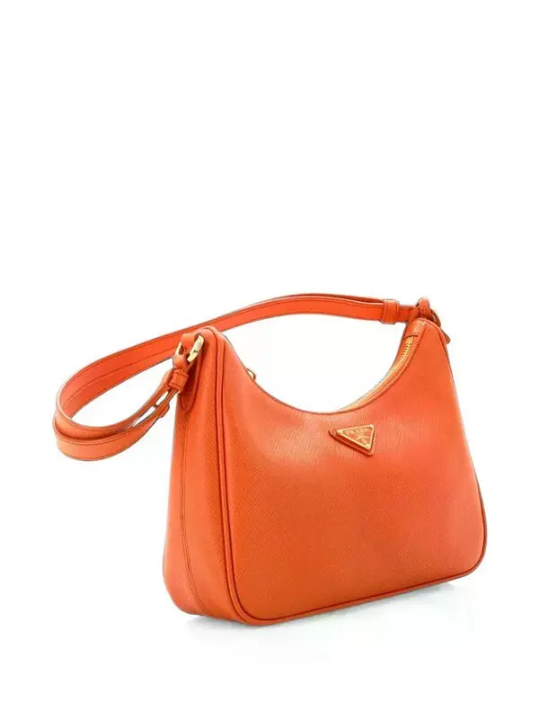 Prada Re-edition Hobo Saffiano Leather Mini Shoulder Bag