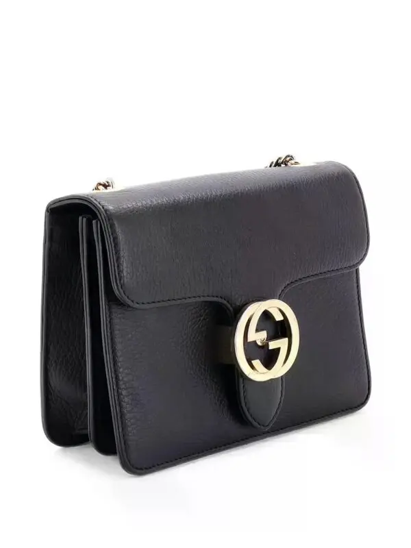 Gucci Interlocking Leather Shoulder Bag