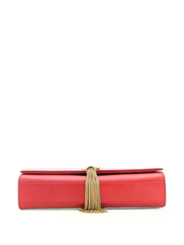Saint Laurent Classic Monogram Tassel Leather Medium Crossbody Bag