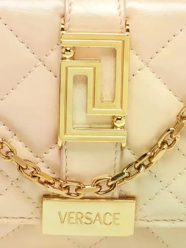 Versace Greca Goddess Quilted Clutch Bag