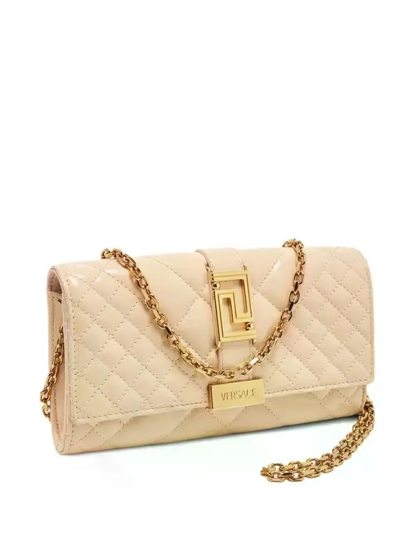 Versace Greca Goddess Quilted Clutch Bag