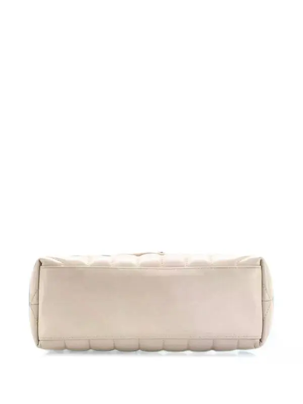 Saint Laurent Small Loulou Matelasse Chevron Leather Shoulder Bag - White