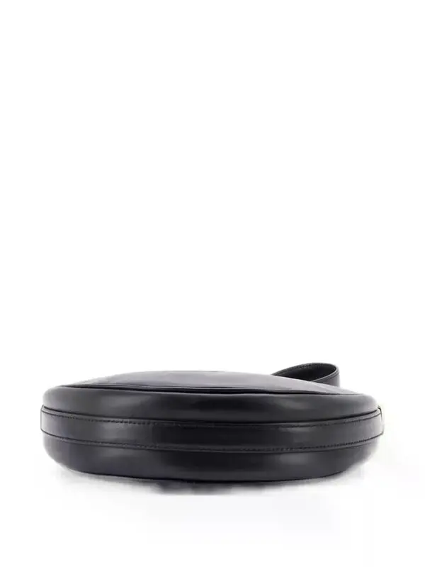 Prada Arque Half Moon Leather Small Hobo Bag