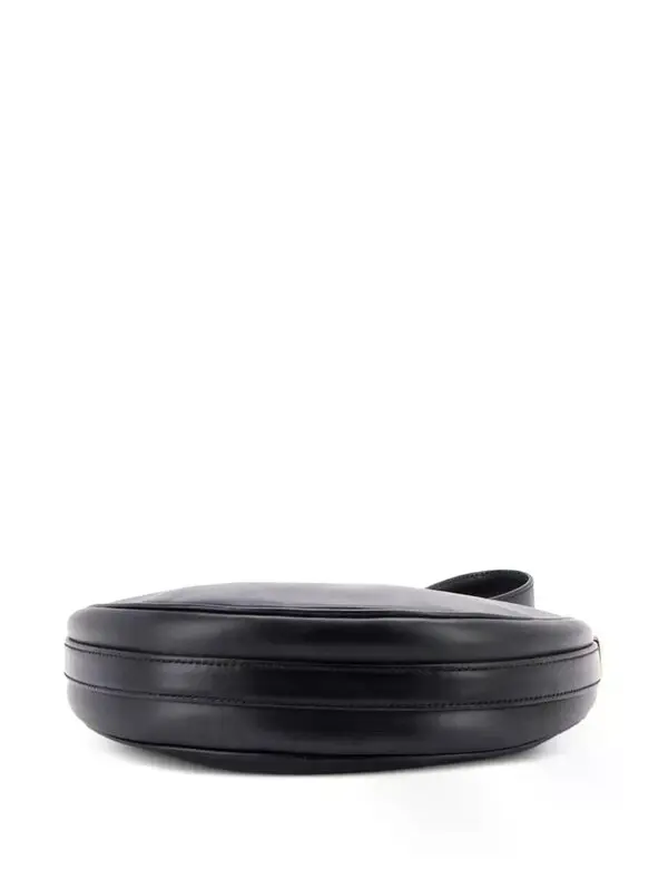 Prada Arqué Half Moon Leather Small Hobo Bag - Black