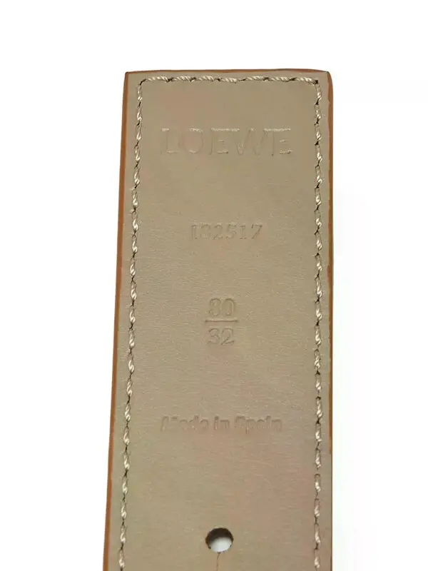 Loewe Anagram Reversible Belt - Neutrals